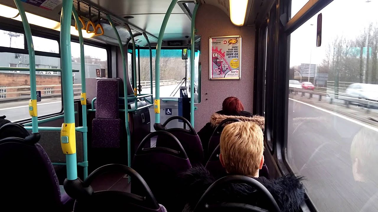 First Glasgow Volvo B7TL Transbus President 32300 LK03NGZ. Route X8 ...