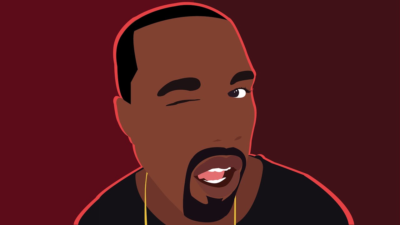 Speed Art | Kanye West Cartoon Effect Illustration - YouTube