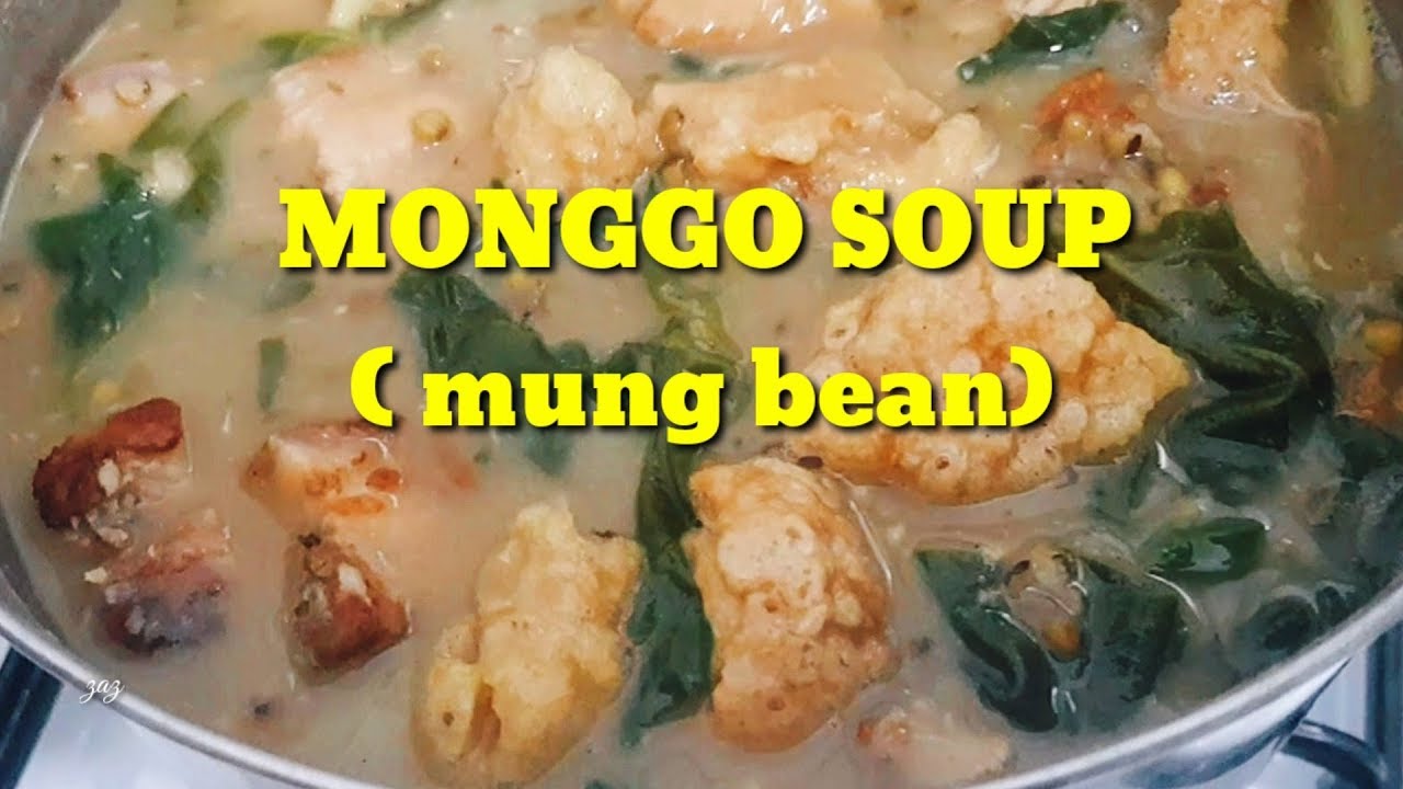 HOW TO COOK MONGGO SOUP/ MUNG BEAN SOUP - YouTube