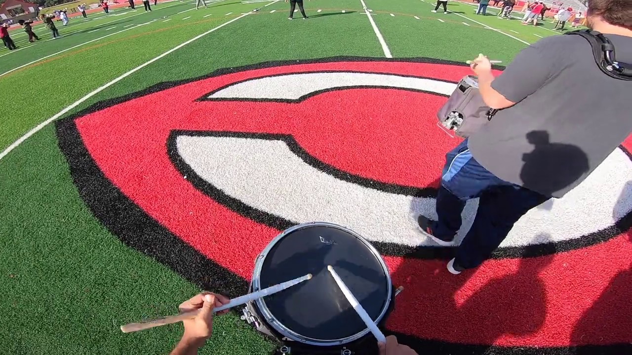 Clinton High School Marching Band 2019 Snare Cam - YouTube