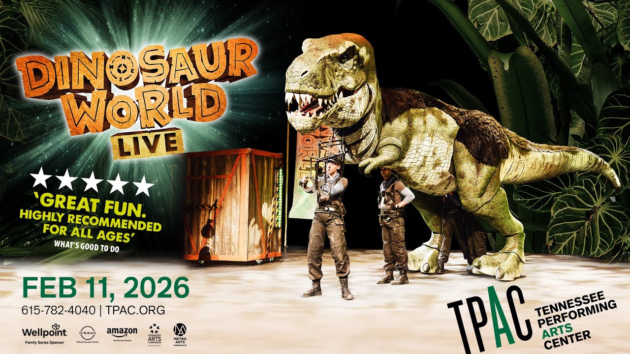Dinosaur World Live | Tennessee Performing Arts Center - YouTube