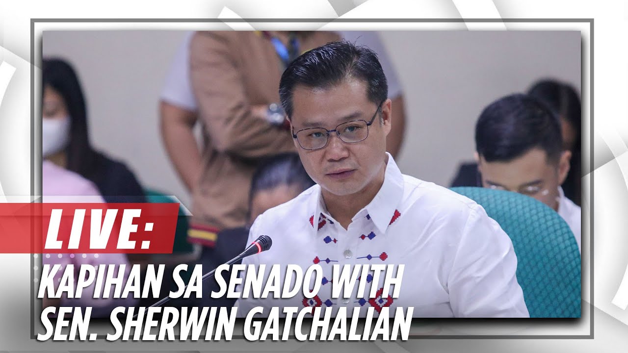 Sen. Sherwin Gatchalian holds press conference | ABS-CBN News - YouTube