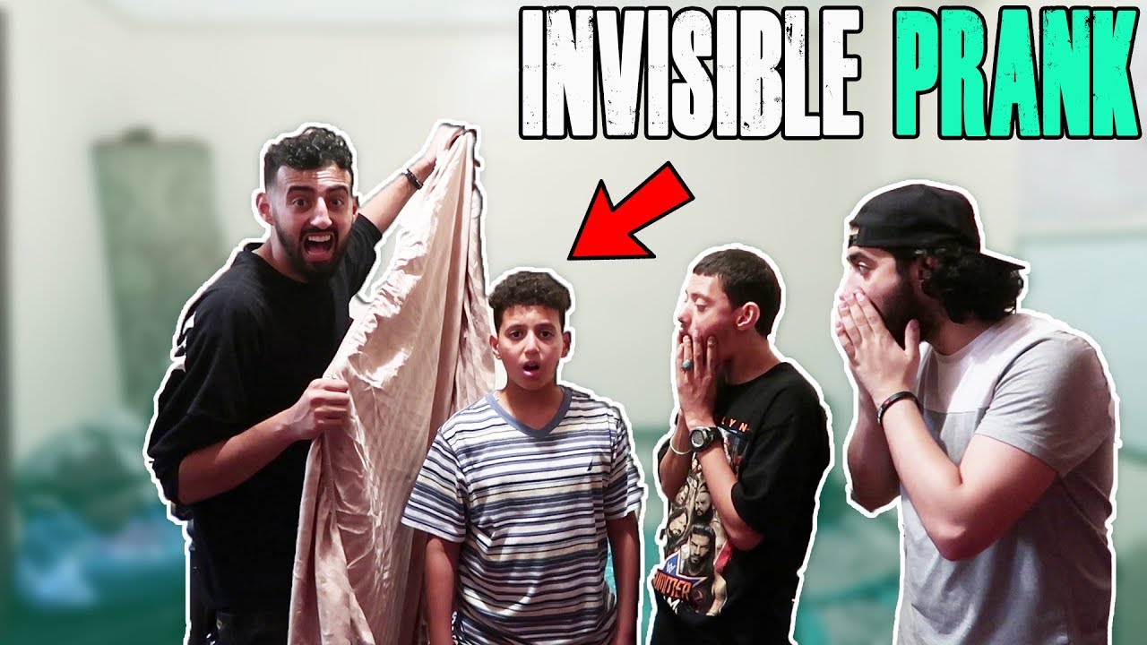 INVISIBLE PRANK ON MY LITTLE BROTHER!!! - YouTube