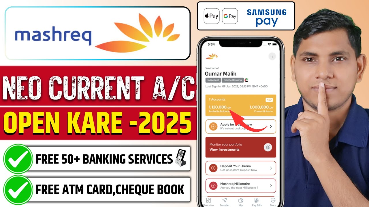 Open Mashreq NEO Current Account 2025 | Get Up to AED 5,000 Cashback ...