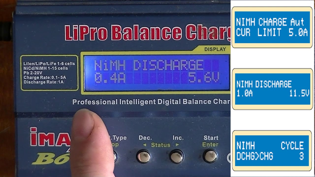 Инструкция по использованию Imax B6 V1 - YouTube