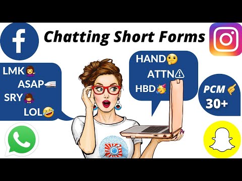 Common Chatting Short Forms in English | Whatsapp Chatting Short Words ...