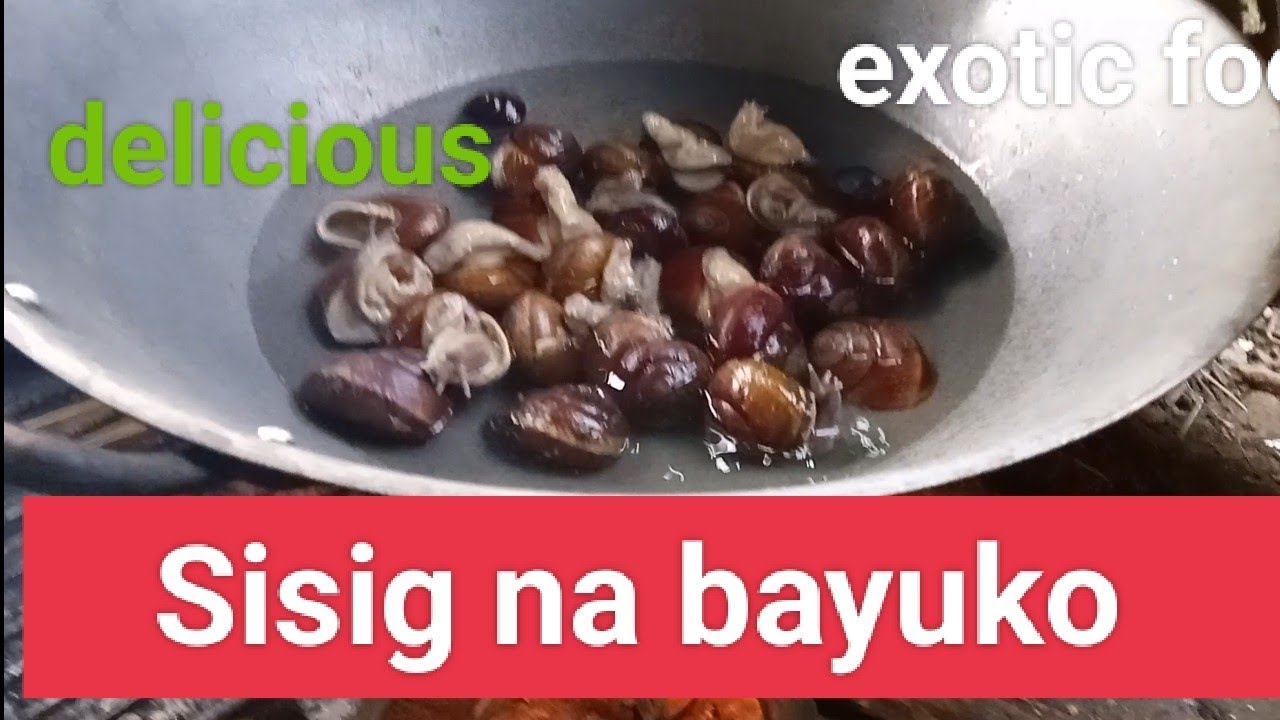 Sisig na bayuko..Super sarap. exotic food - YouTube