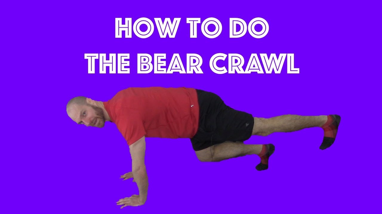 Variation of the Bear Crawl Exercise - YouTube