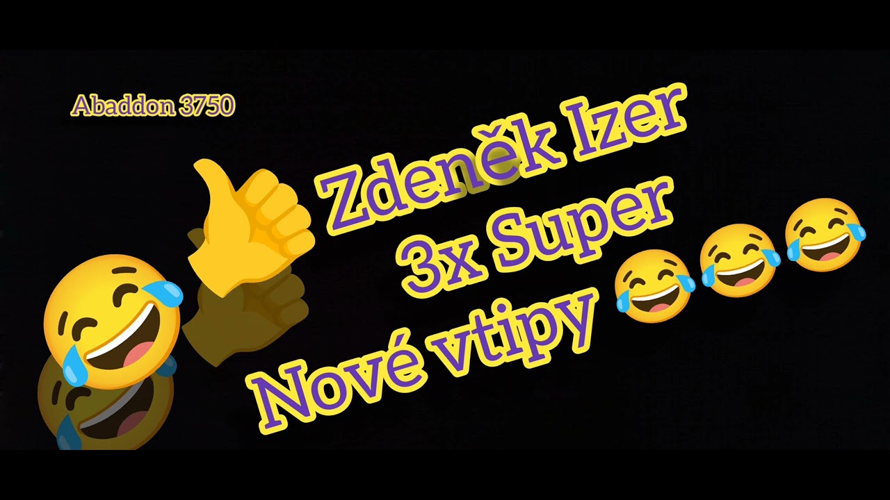 Zdeněk Izer 3x Super nové vtipy 🤓 - YouTube