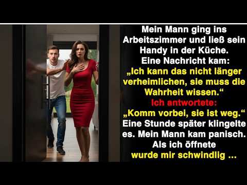 ch schrieb von seinem Handy an die Geliebte „Komm, sie ist weg…!“ Als ich sah, wer kam …