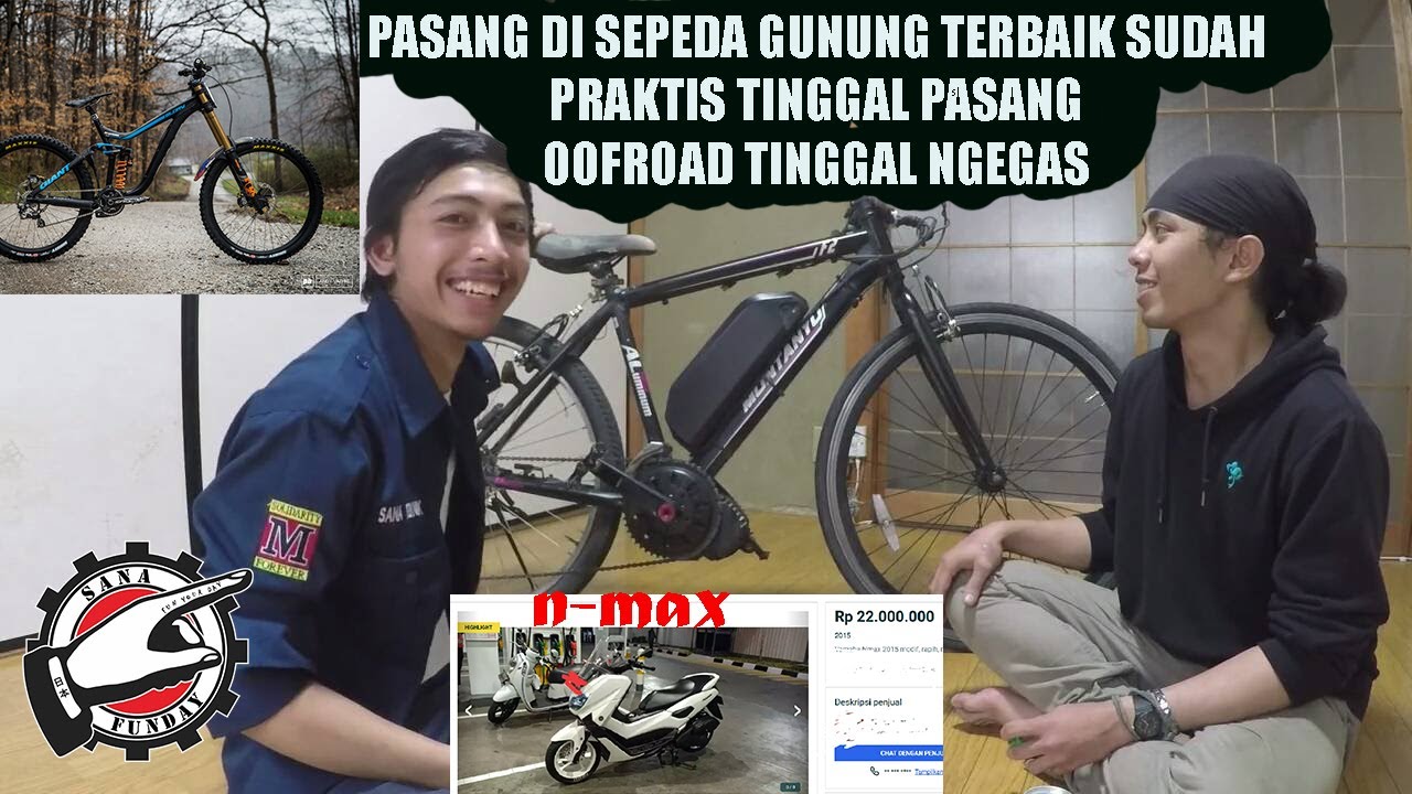 Sepeda Listrik Seharga Yamaha N-MAX (max speed 90km/jam) - YouTube