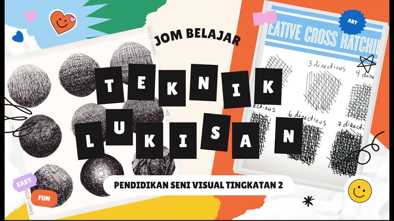 TEKNIK LUKISAN | PENDIDIKAN SENI VISUAL TINGKATAN 2 - YouTube