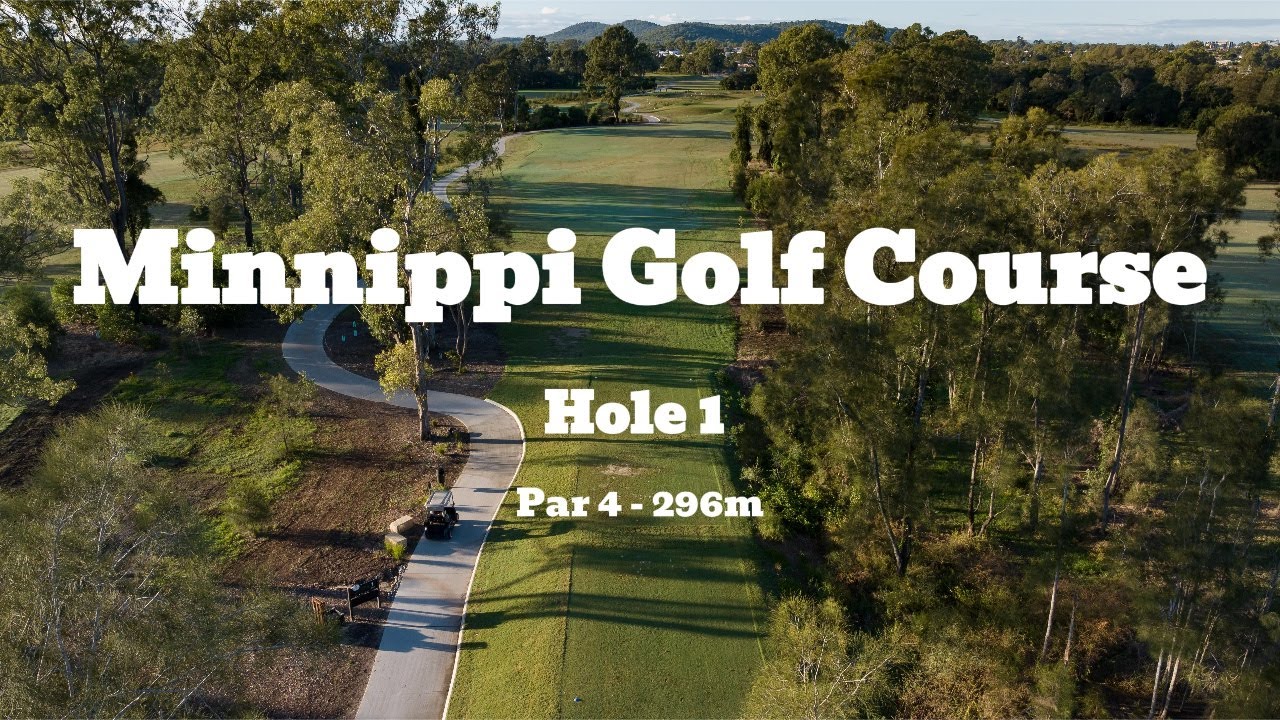 Minnippi Golf Course - Hole 1 Flyover - YouTube