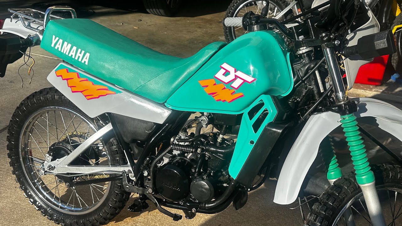 Dirt bike Rebuild 1990 DT 50 LC restoration 2 stroke vintage motorcycle ...