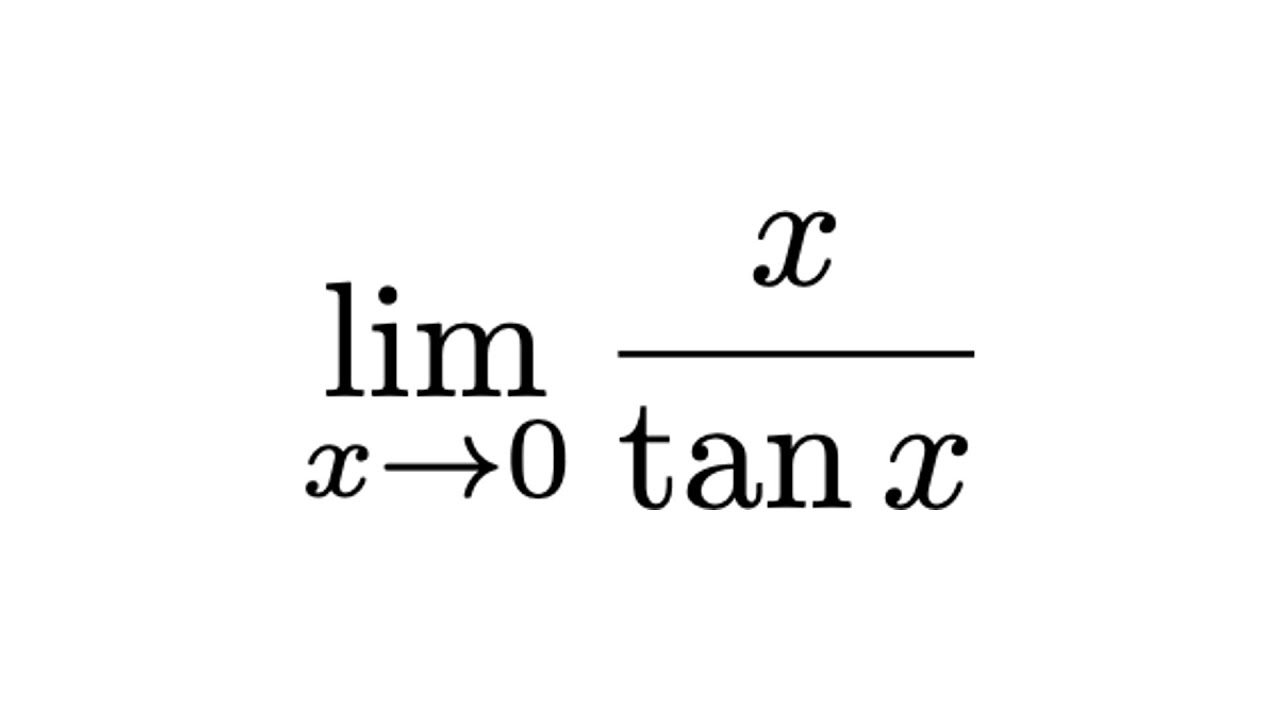 Limit As X Approaches 0 Of X tanx YouTube