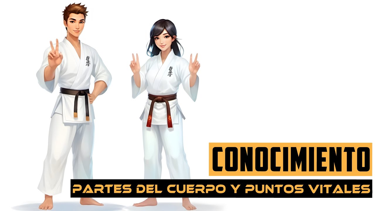 🥋 Partes del cuerpo y puntos vitales | Conocimiento básico de Karate 💪 ...