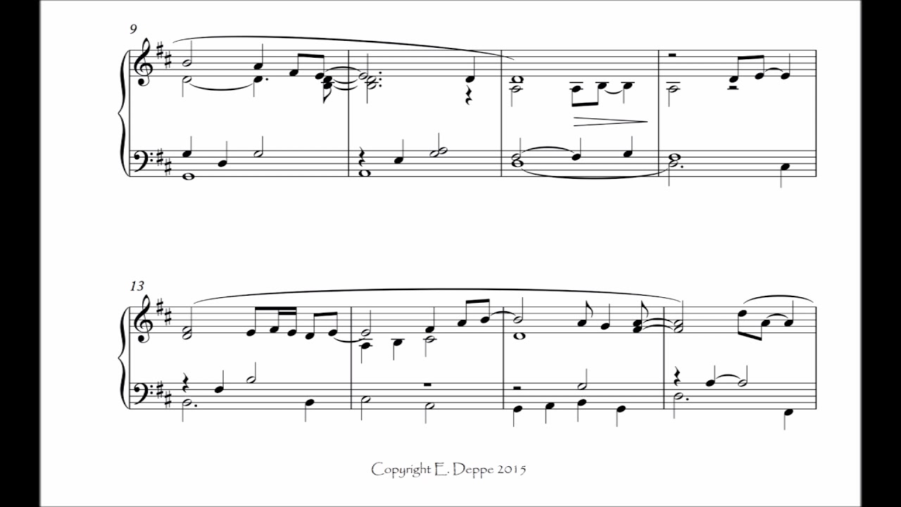 'Sally Gardens' Piano Sheet Video - YouTube