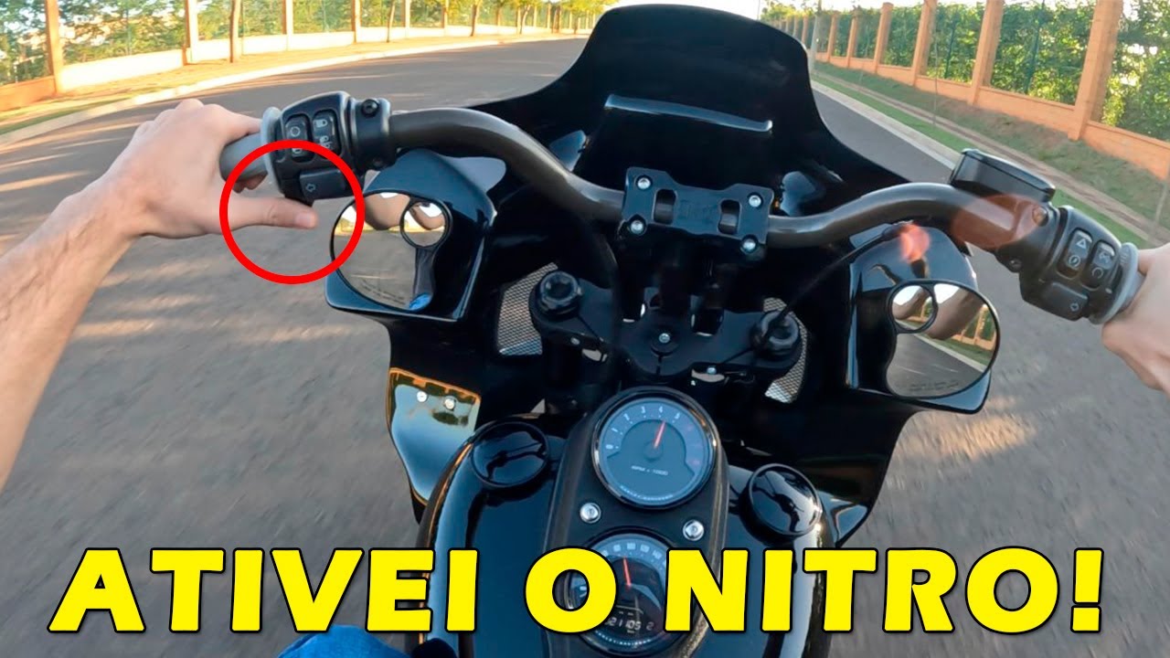 ROLE DE HARLEY DAVIDSON COM NITRO - MOTOR 128 com 169WHP 😨 - YouTube