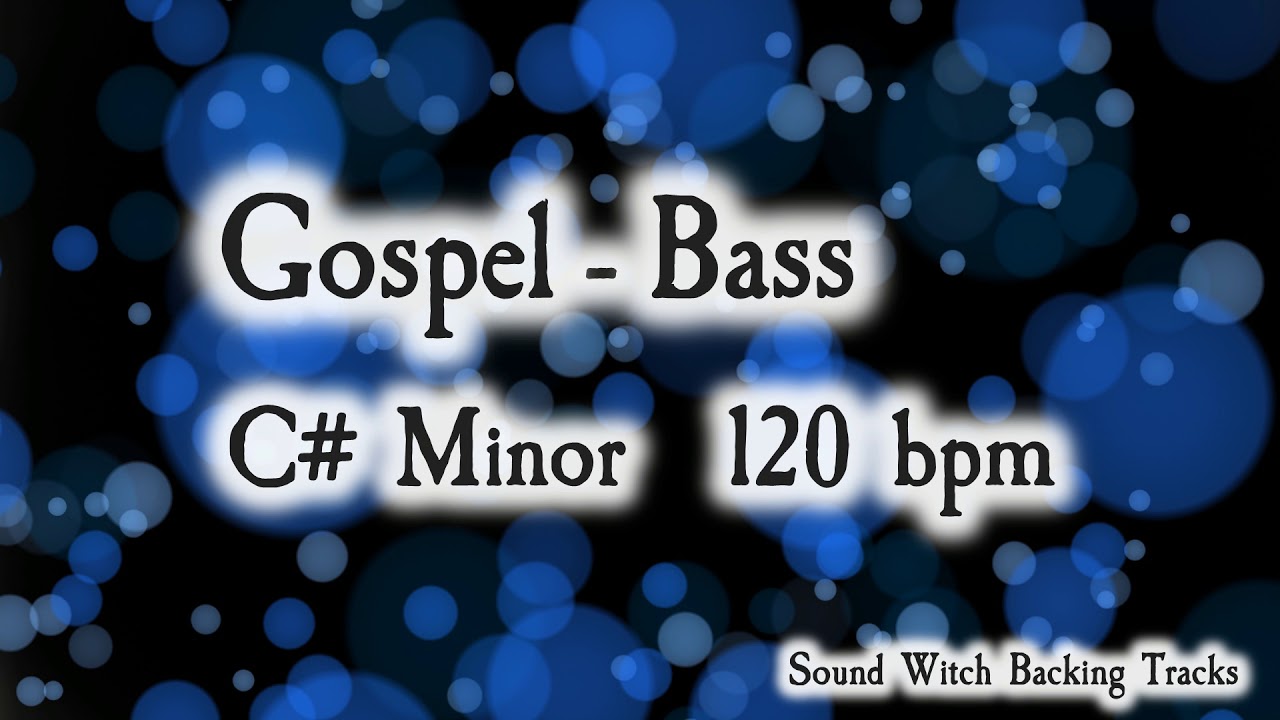 Gospel Backing Track in C# Minor | No Bass | 120 BPM - YouTube