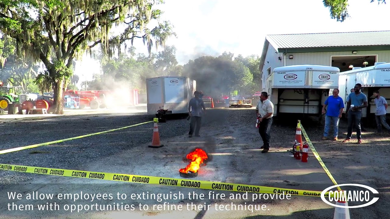 COMANCO Hands-on Fire Extinguisher Training 7-22-19 - YouTube