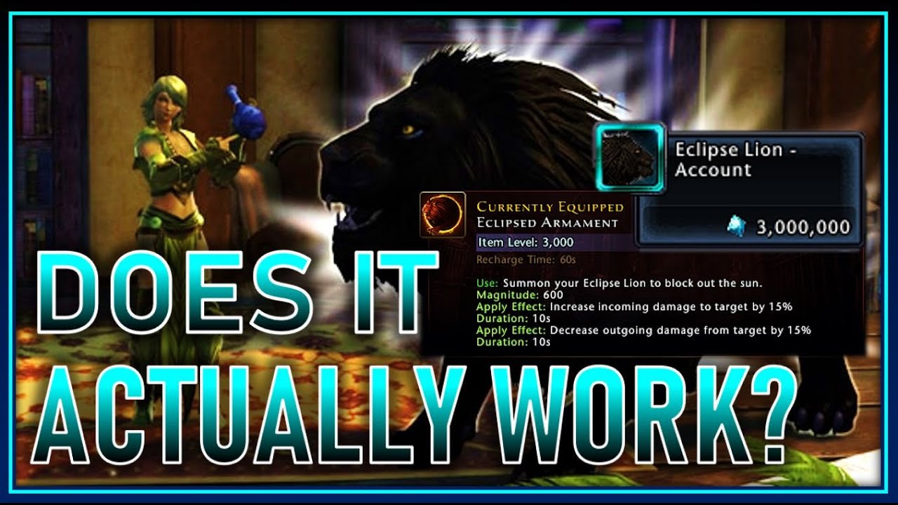 NO debuff ICON for ECLIPSE Lion Power! Does it Actually Work? Worth ...