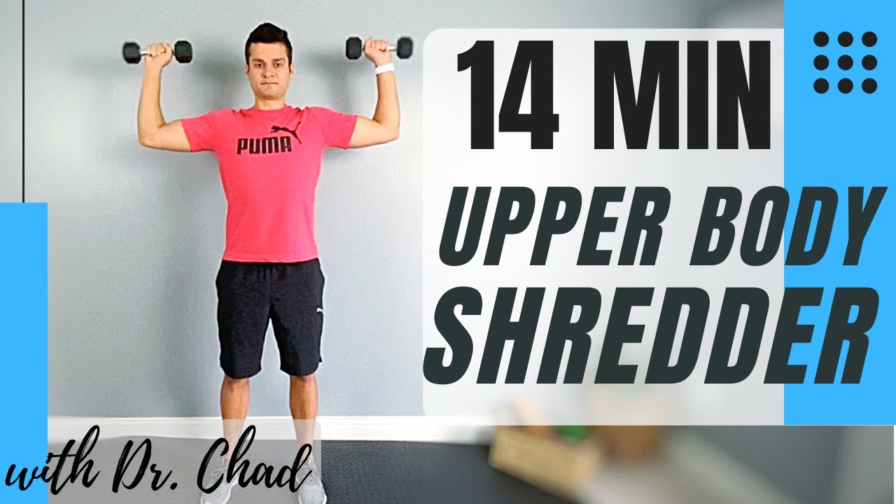 14 MIN UPPER BODY SHREDDER // do this for toned arms, back, shoulders ...