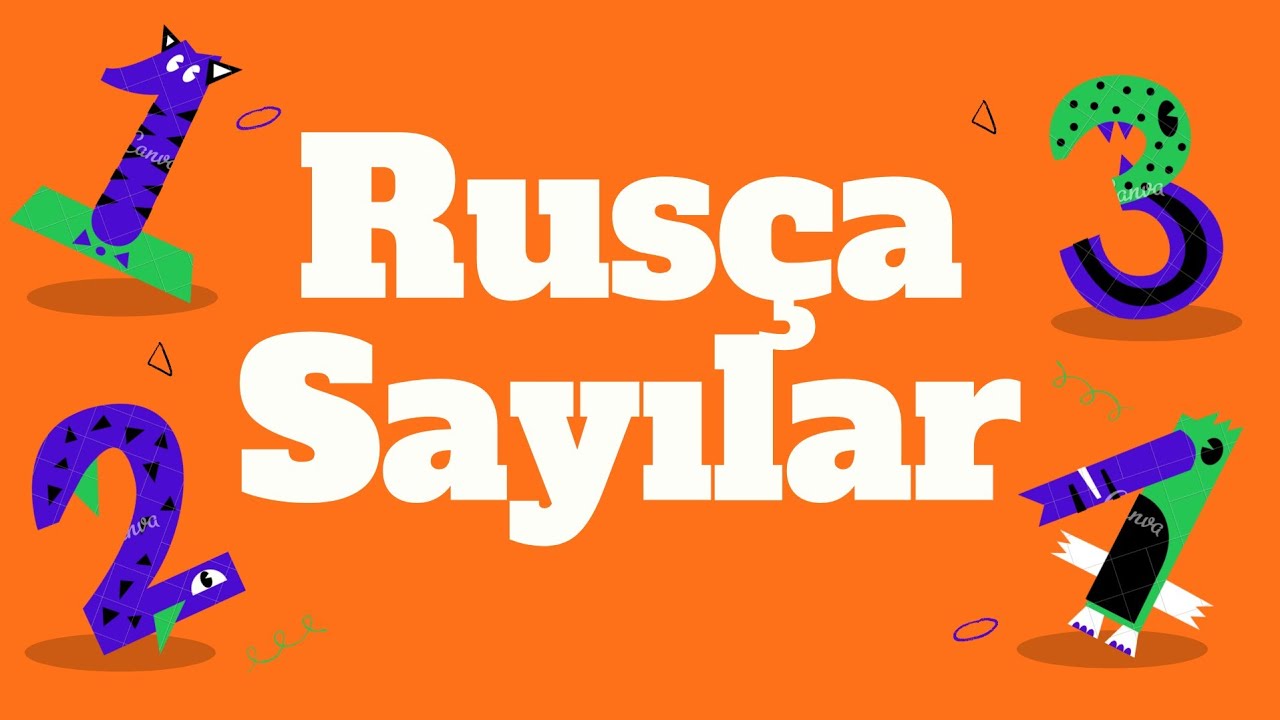 Rusça Sayılar | Числа на Русском (1'DEN 10'A KADAR) #RusçaSayılar # ...