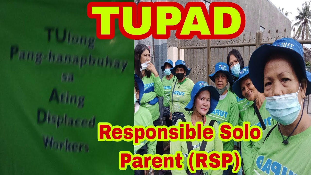 Solo Parents Cleaning Program "TUPAD" - YouTube