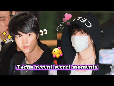 Taejin / JinV: Taejin recent secret moments 🤫