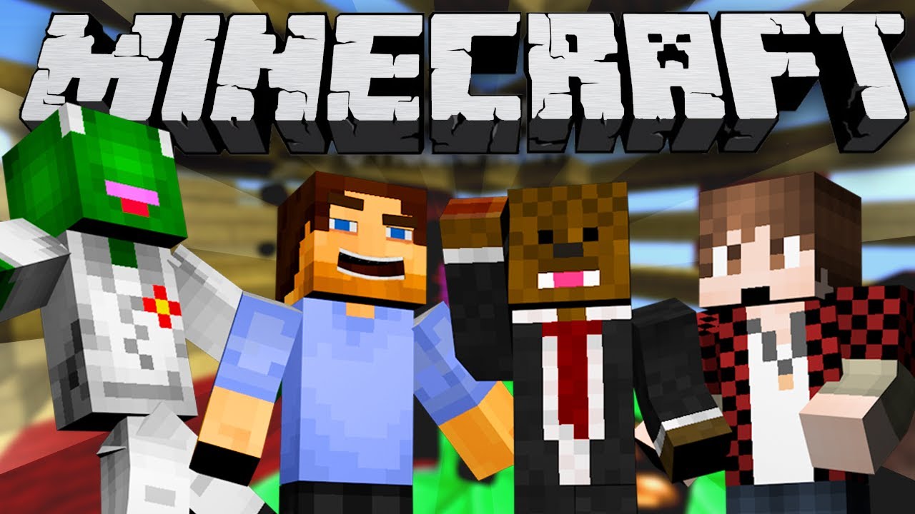 Minecraft: PVP + PARKOUR= CRAZINESS (Mini Games with Kermit, Jerome ...