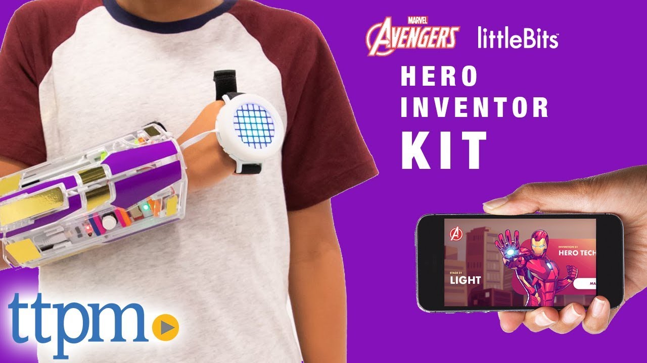 Marvel Avengers Hero Inventor Kit from littleBits Electronics - YouTube