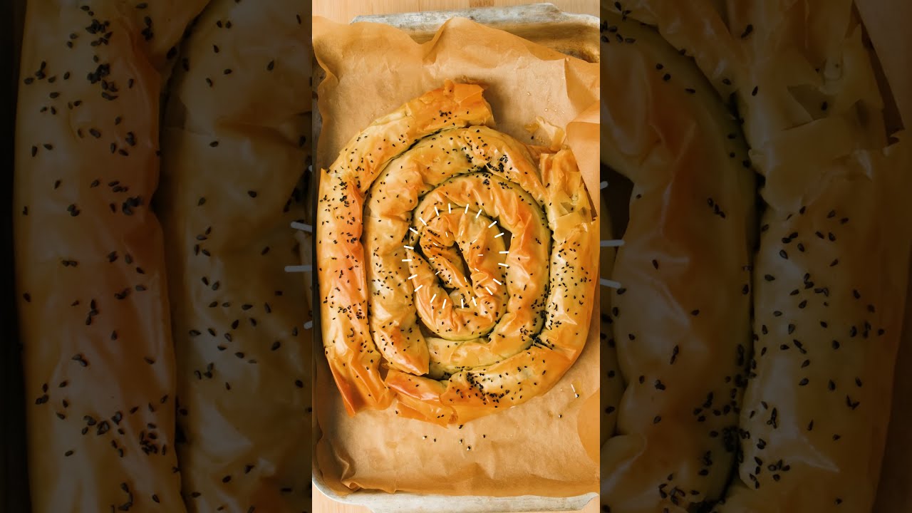 Vegan Spinach Filo Pastry Recipe - YouTube