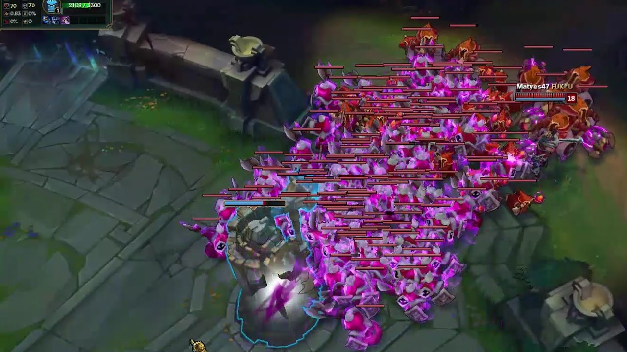 The Biggest Minion Wave + Baron Buff - YouTube