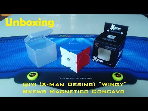 Unboxing y Primeras Impresiones / ¨Wingy¨ Skewb Magnético Cóncavo Qiyi (Xman Desing)