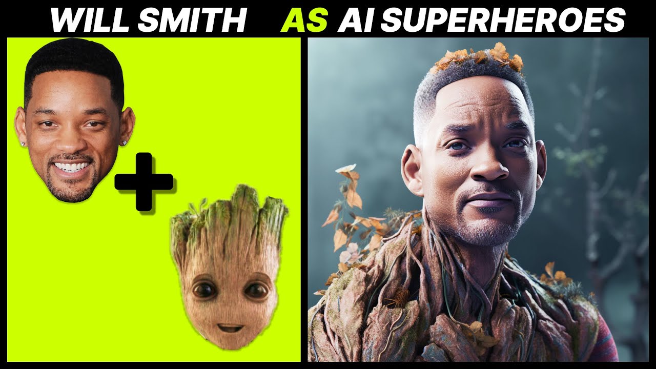 WILL SMITH and AI SUPERHEROES MIX🔥 MARVEL/DC Characters PART 1 ...