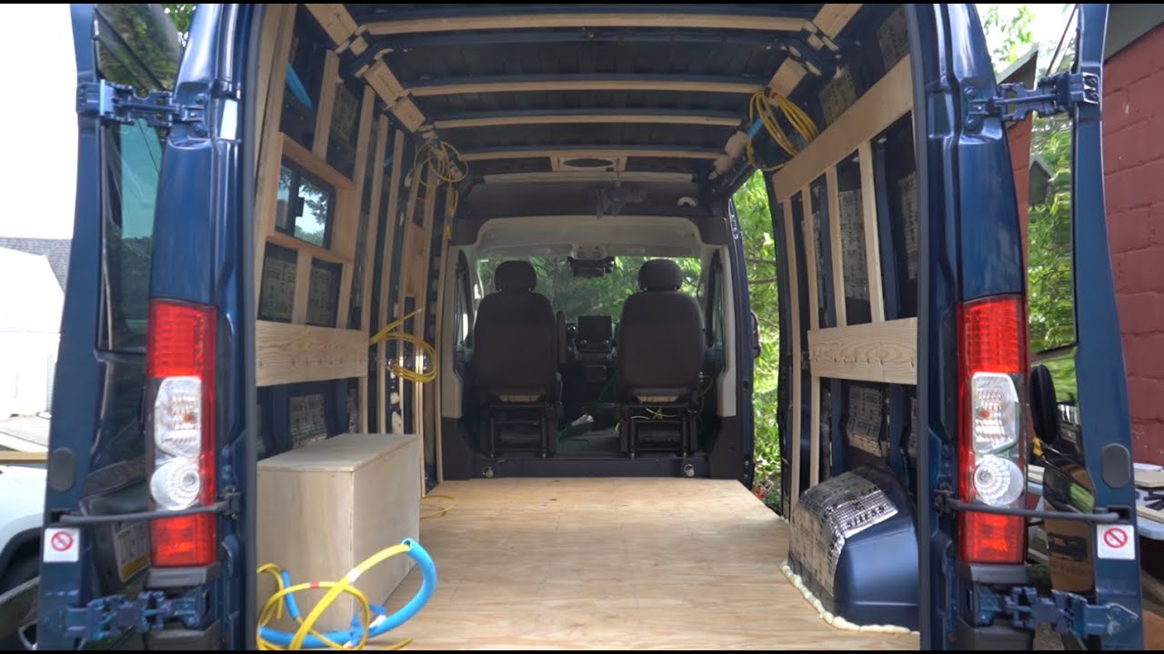 Framing Our Van! - Camper Van Build - YouTube