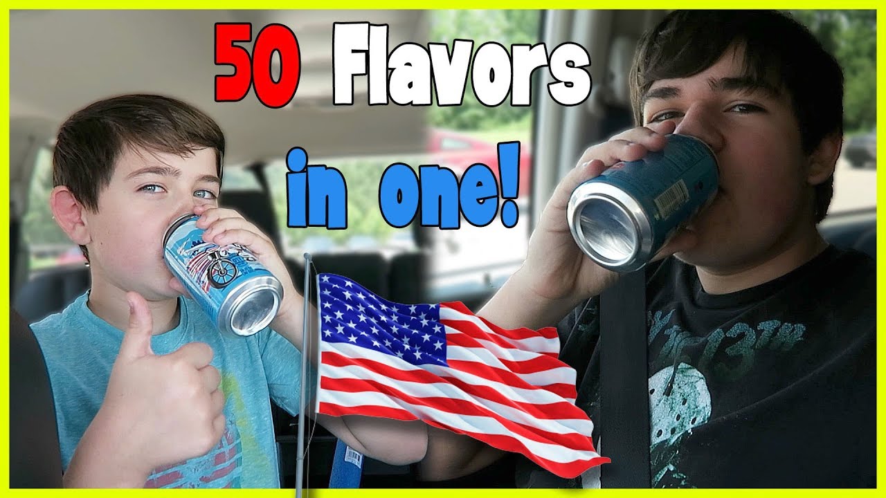TASTE TESTING THE NEW MOUNTAIN DEW LIBERTY BREW 50 FLAVORS IN ONE ...