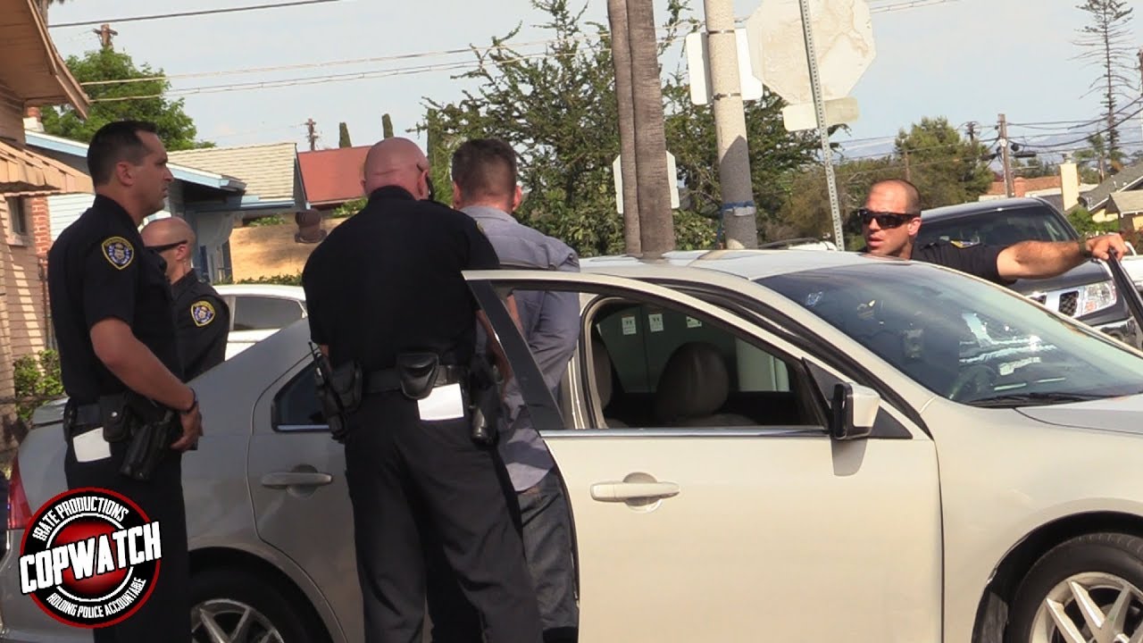 Copwatch | Gang Unit Pretext Traffic Stop & Search | No Citation - YouTube