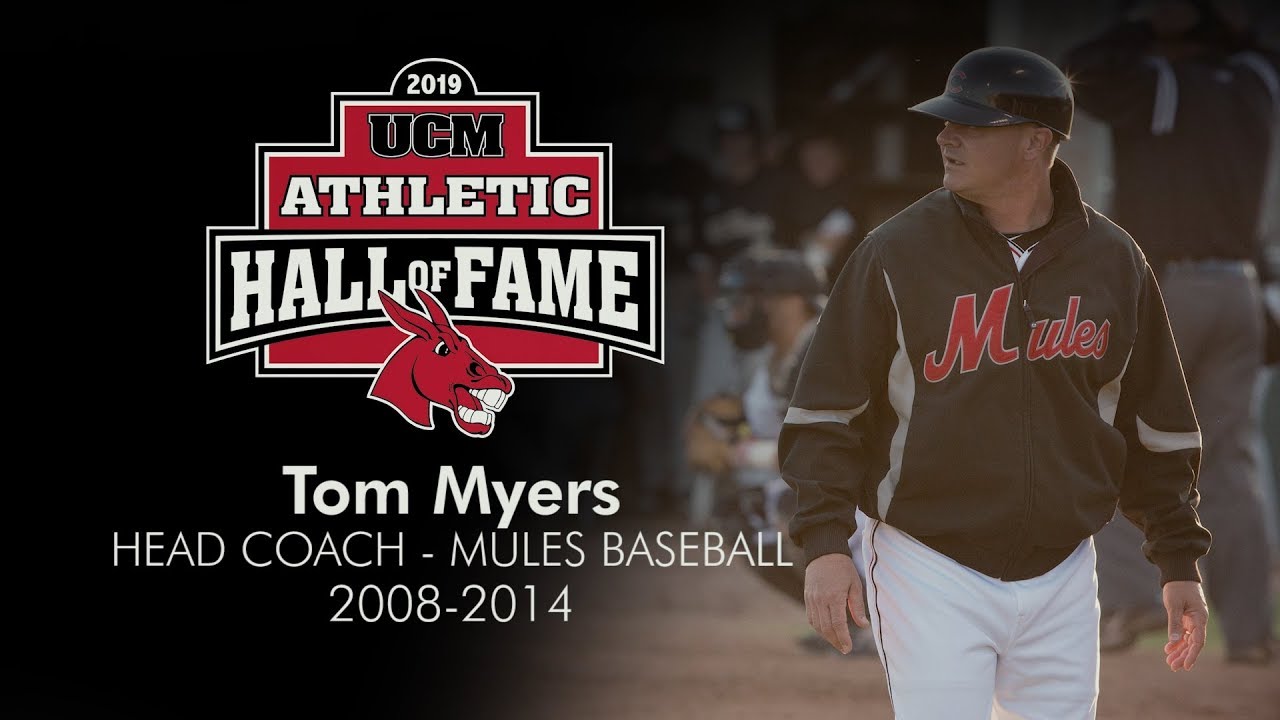 UCM Athletic Hall of Fame Class of 2019: Tom Myers, Baseball, 2008-14 ...