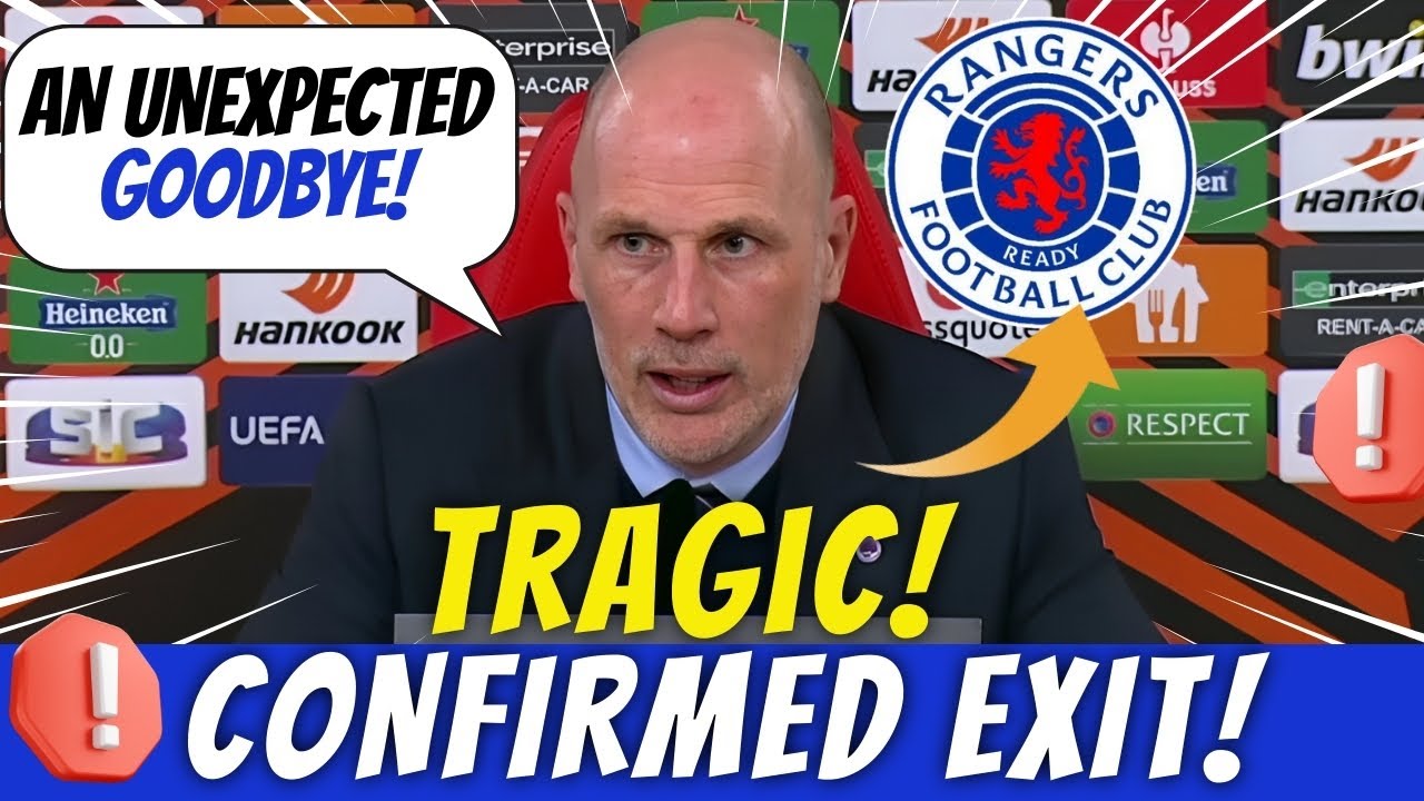😱JUST OUT! SAD NEWS! STAR PACKING BAGS! RANGERS FC - YouTube