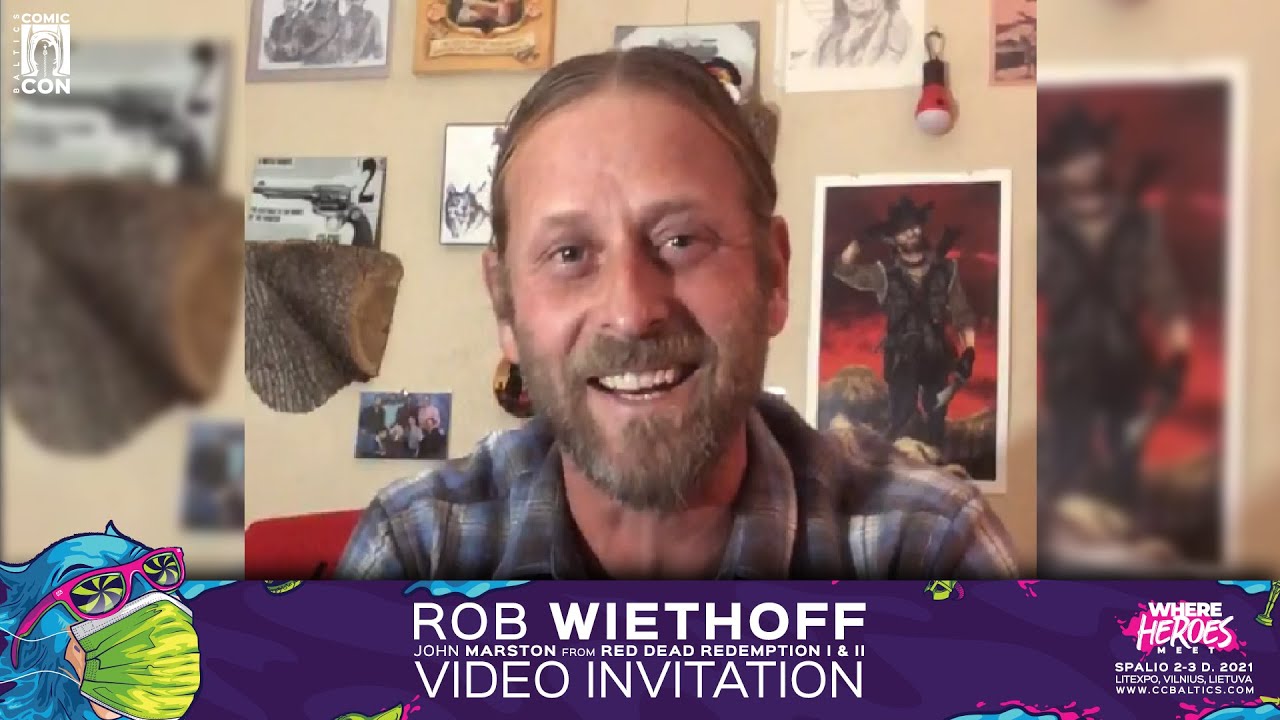 Rob Wiethoff from Red Dead Redemption I & II - Comic Con Baltics 2021 ...