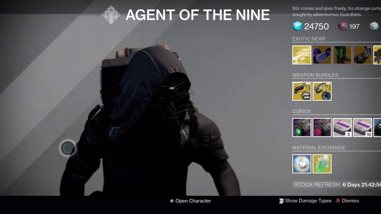 Xur Destiny 1 Dec. 22-24, 2017 - YouTube