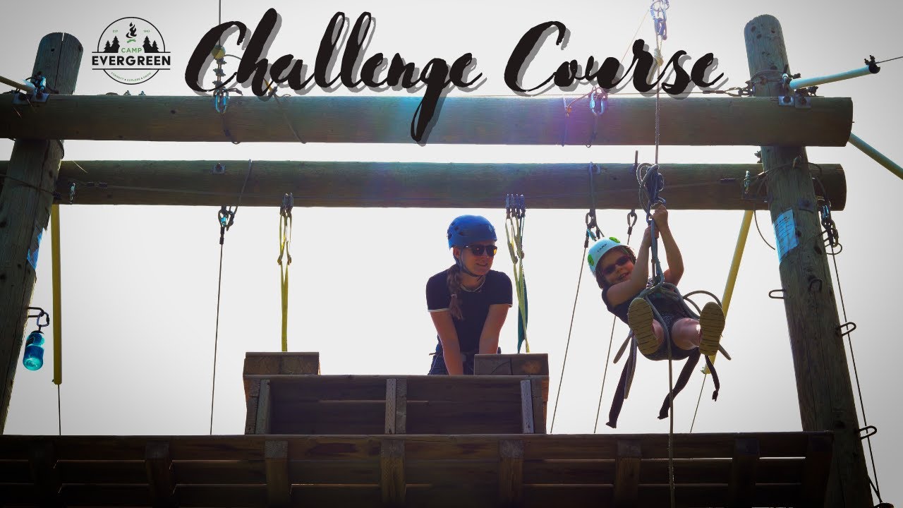 Challenge Course & Zipline - YouTube