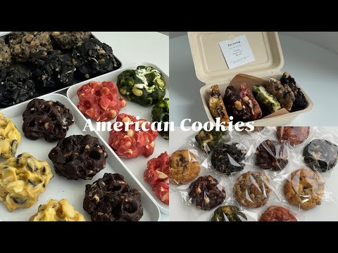 Making 6 American Cookies with One Dough🍪🍪(transformed into Korean style)