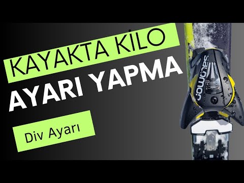 Kayak Takımında Kilo (DIN) Ayarı Nasıl Yapılır ? #DINayarı #kayakayarı #ski How to adjust ski DIN
