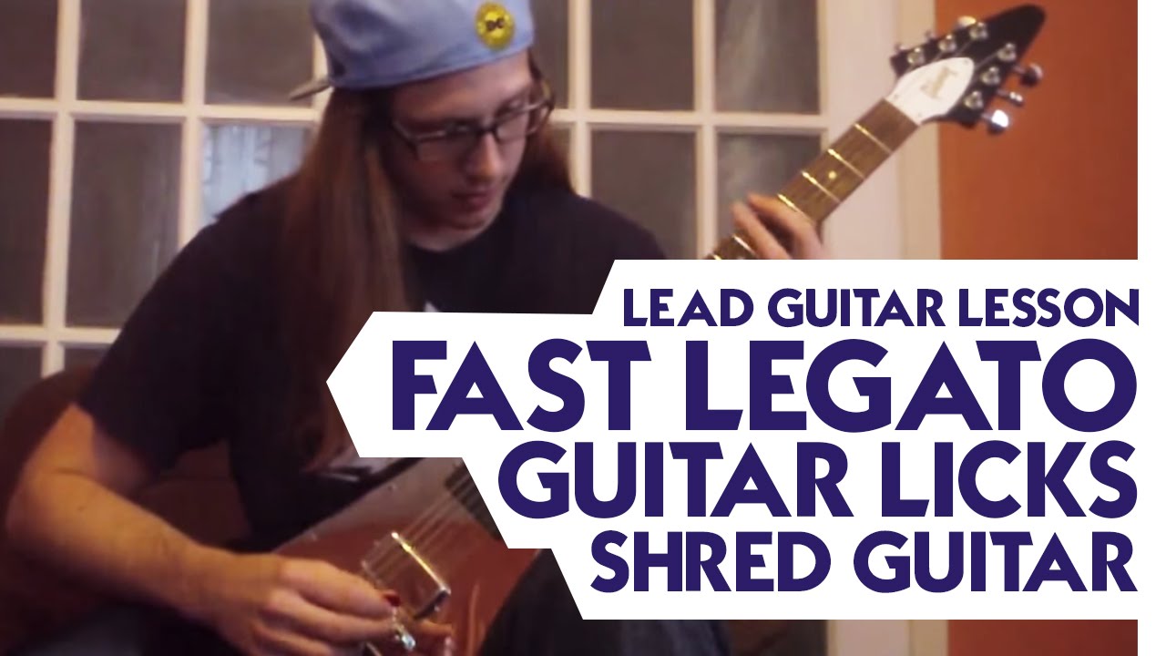 Lead Guitar Lesson - Fast Legato Guitar Licks - Shred Guitar - YouTube