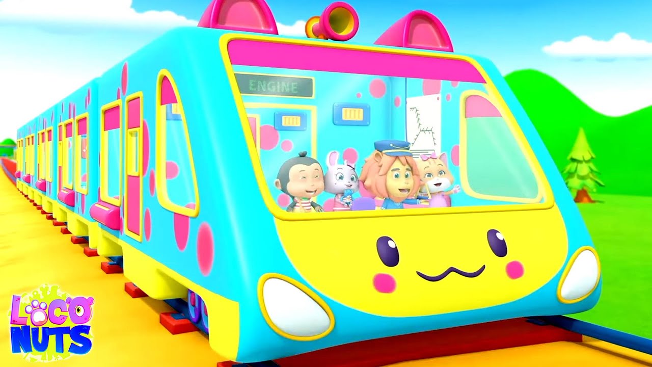 Train Song, Street Vehicles & More Fun Nursery Rhymes for Children ...