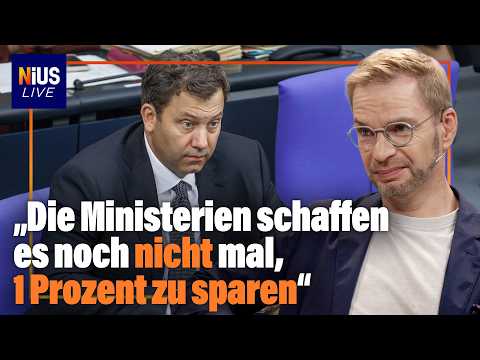 Klingbeils „Sparpläne“ sind in Wahrheit eine linke Umverteilung | NIUS Live