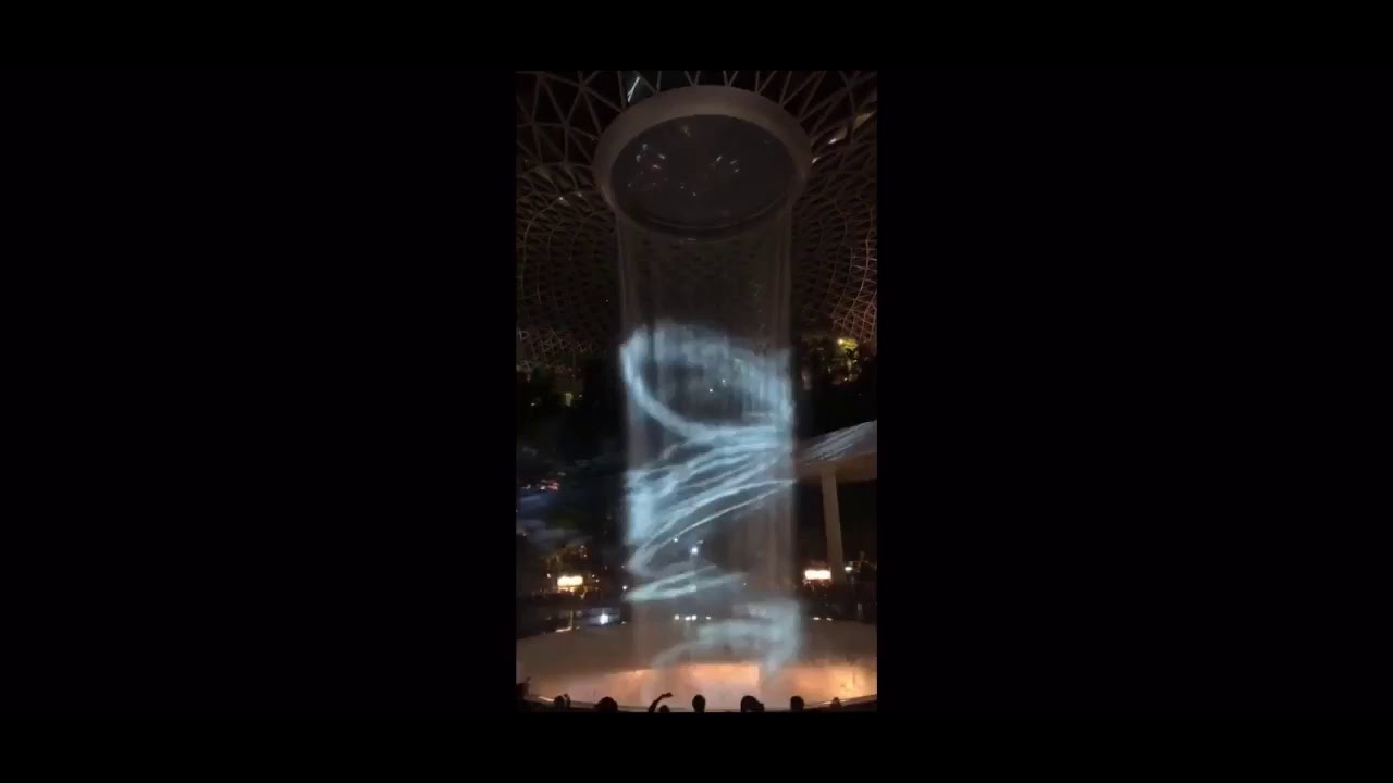 Changi Airport Jewel new Light show JJ Lin - YouTube