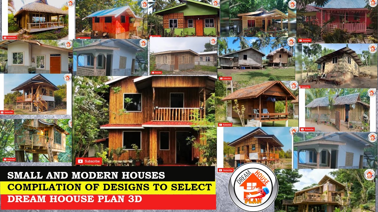 DREAM HOUSE PLAN 3D / SMALL AND MODERN MEDIUM NATIVE HOUSE COMPILATION ...
